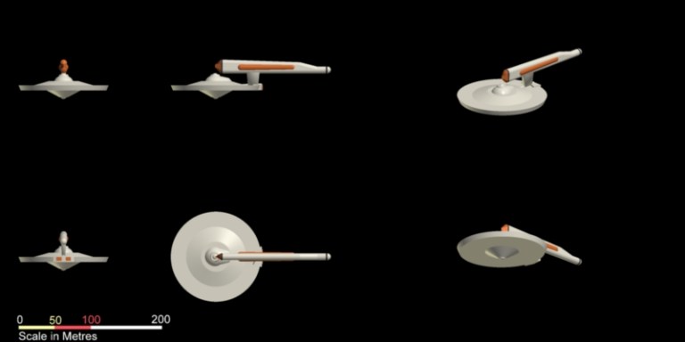 Federation Starship Recognition Chart | Vintage Starships